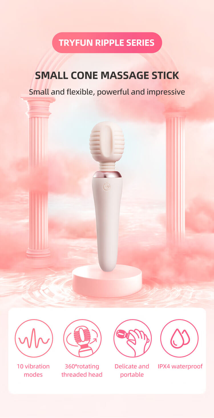 TRYFUN RIPPLE SERIES CONE VIBRATOR - PAPLISS